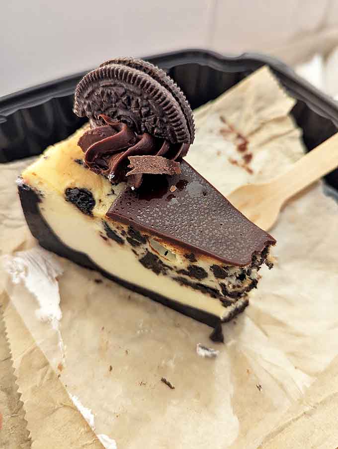 This Oreo cheesecake is having an identity crisis in the best possible way &ndash; part childhood nostalgia, part sophisticated European creaminess, all delicious.