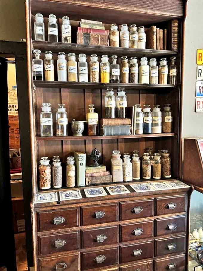 Those aren't just antique medicine bottles &ndash; they're storytellers, whispering tales of remedies and cures from when pharmacists were neighborhood heroes.