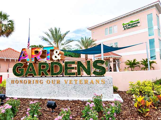 The Ormond Memorial Art Museum & Gardens honors veterans while offering visitors a lush tropical retreat from the Florida sun.