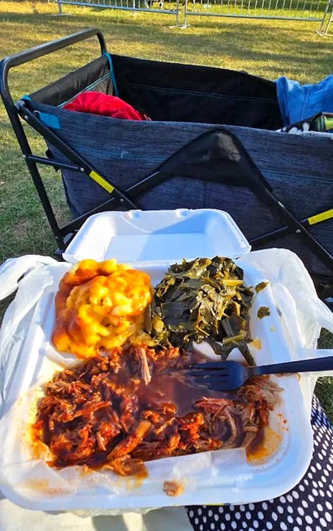 Barbecue tastes even better outdoors &ndash; a portable feast of smoky goodness enjoyed al fresco, where sauce-stained fingers are badges of honor.