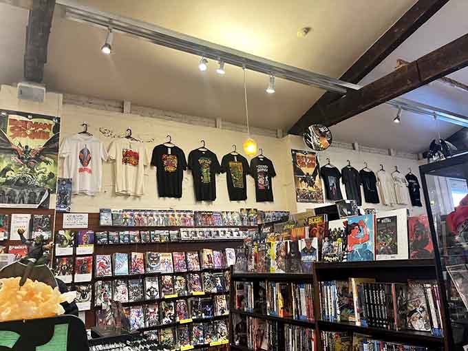 Comic book displays that prove sequential art deserves the same respect as any leather-bound classic on the shelf.