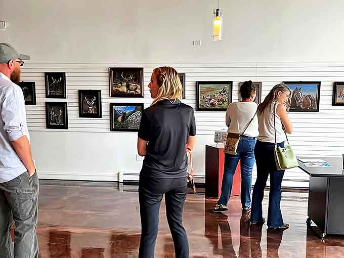 Local talent shines at the Pine Center for the Arts, proving you don't need a big city address to create impressive artistic expressions.