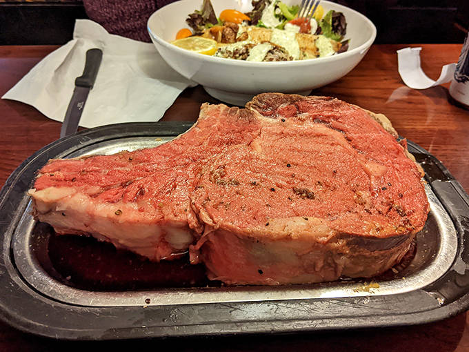 The Prime Rib dinner isn't just a meal, it's an event &ndash; a magnificent celebration of beef that renders conversation unnecessary.