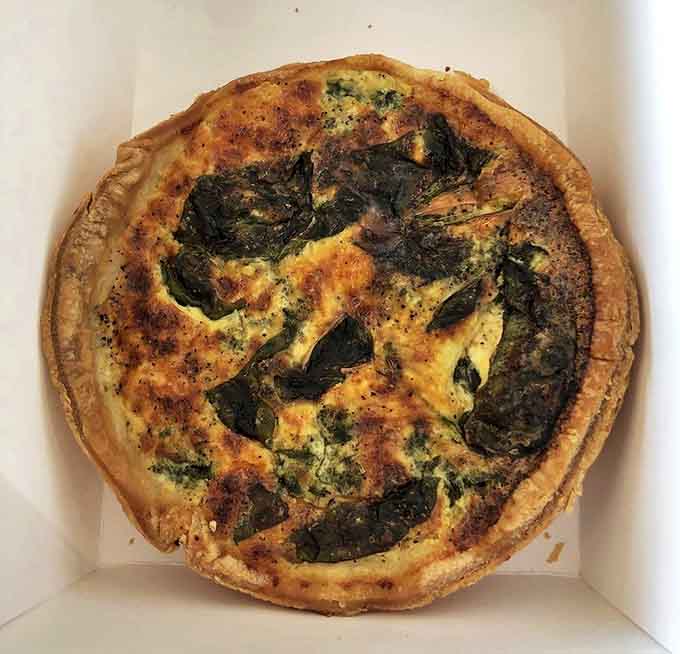 A slice of French comfort food &ndash; this spinach and herb masterpiece proves that real men do eat quiche, and so should everyone else.