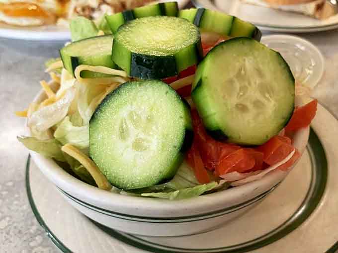 Where Beatles memorabilia meets breakfast dreams - vintage charm creating the perfect backdrop for comfort food conversations.