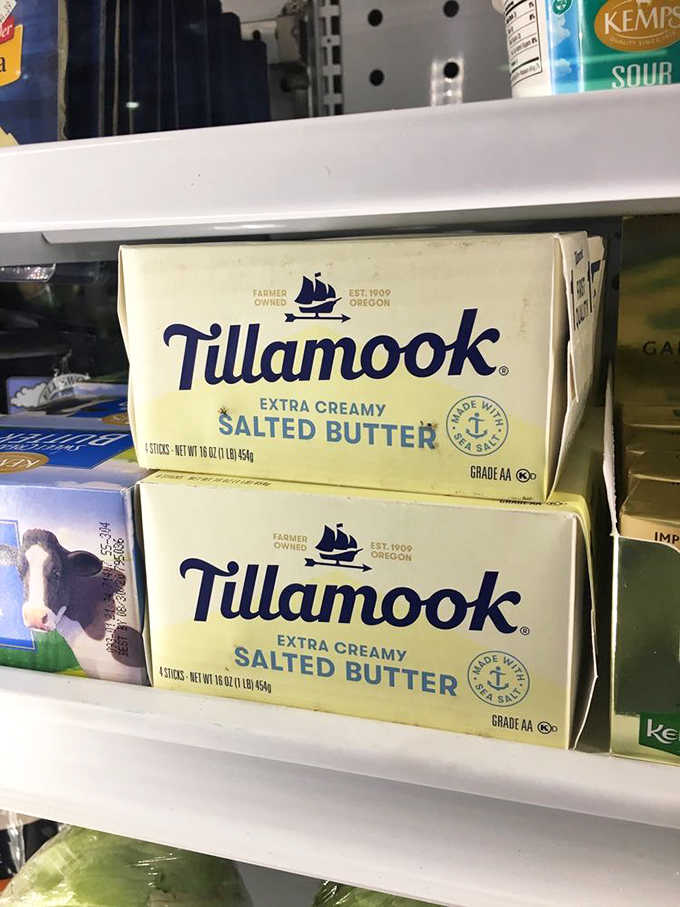 Even the butter selection gets special attention, with premium brands like Tillamook offering the perfect foundation for your culinary masterpieces.