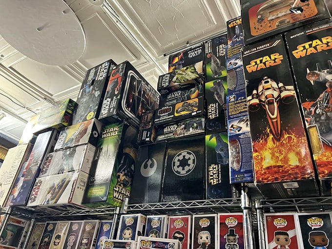 Star Wars collectors could spend their entire day here, and honestly, that sounds like a pretty perfect way to spend a day.