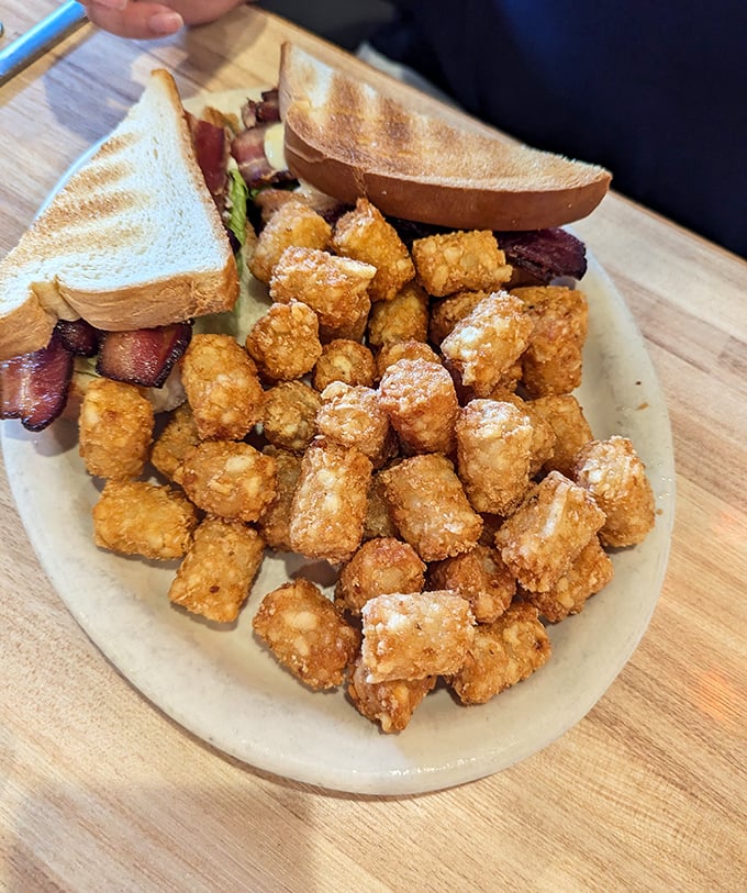 A BLT with golden tater tots – simple pleasures executed perfectly, the McCormick's way.