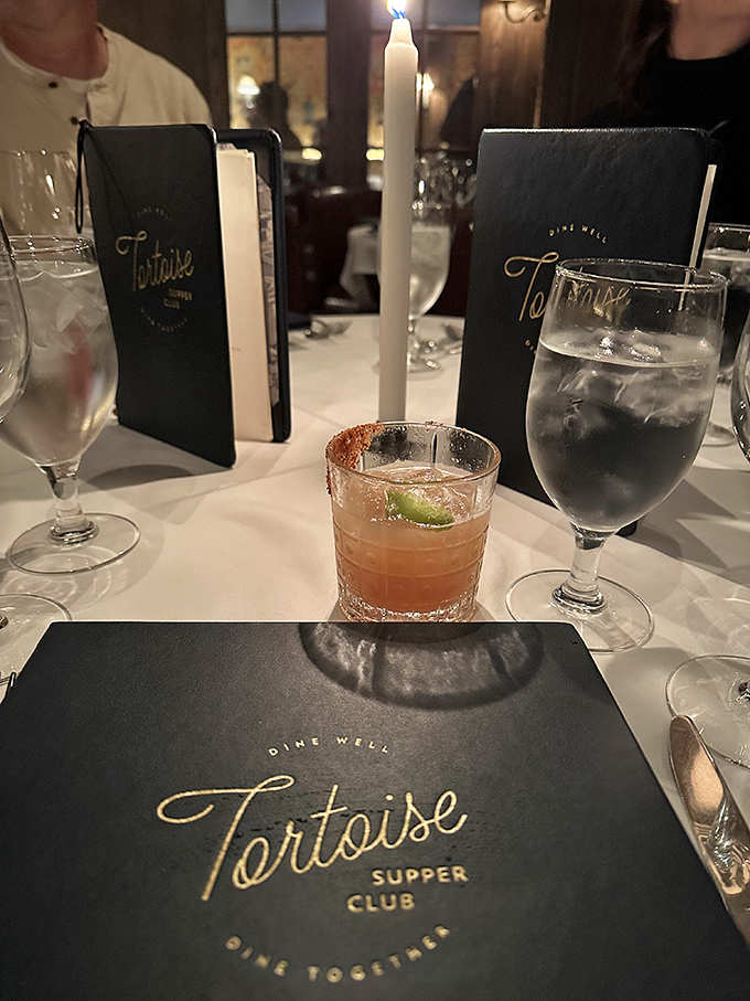 Cocktails at Tortoise aren't just drinks; they're liquid history lessons served with a twist of contemporary flair.