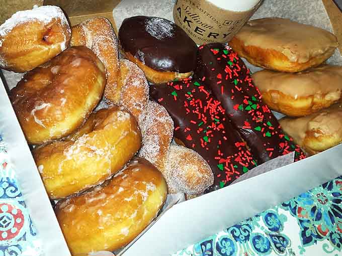 A box of assorted donuts: the universal language of love, apology, and "I'm the best coworker ever."