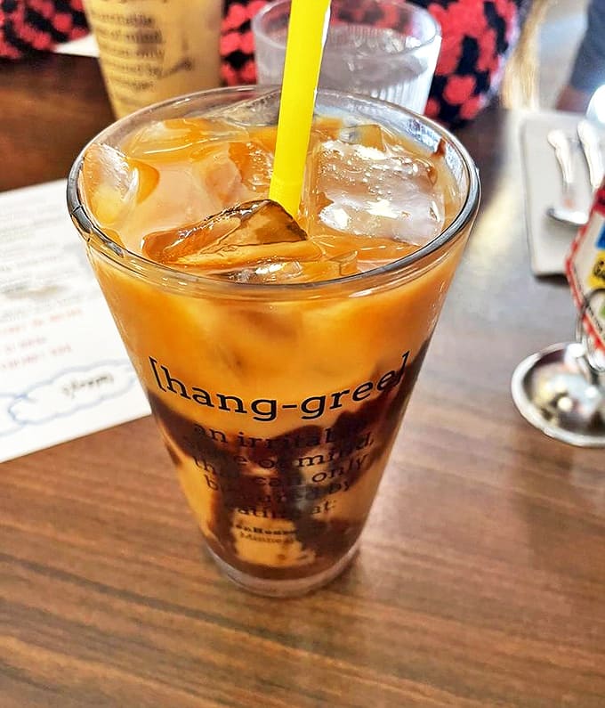 Turtle Vanilla Coffee: Coffee philosophy in a glass &ndash; this turtle vanilla brew promises to cure even the most severe case of "mang-gree."