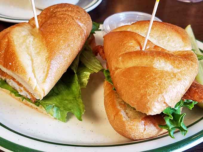 A walleye sandwich that captures Minnesota's soul between two pieces of bread. Lake-to-plate perfection!