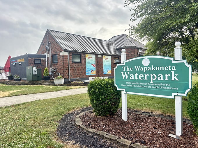The Wapakoneta WaterPark sign promises family-friendly splashing fun &ndash; the perfect antidote to those humid Ohio summer afternoons.