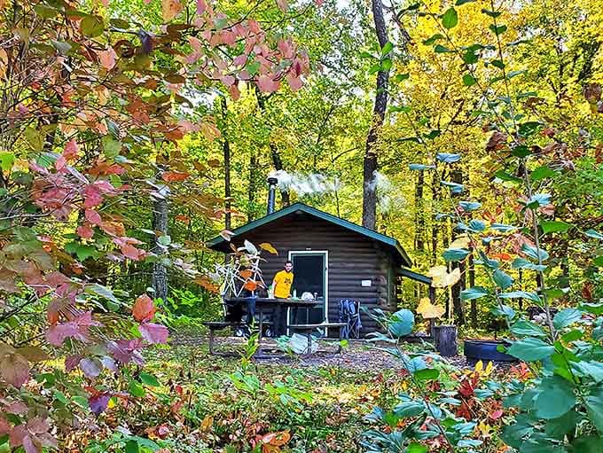 This rustic cabin offers wilderness living with just enough comfort to make you feel adventurous without actually having to rough it.