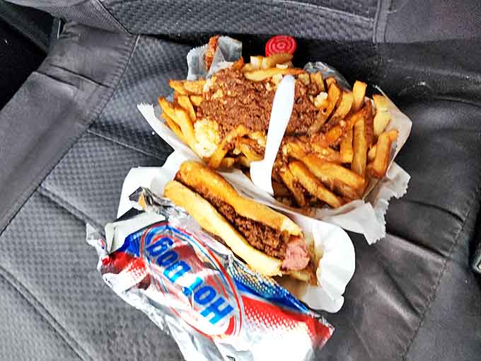 This dynamic duo &ndash; a chili dog nestled beside cheese-smothered fries &ndash; creates a harmony of flavors that makes taste buds break into song.