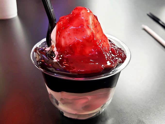 A strawberry sundae that doesn't just satisfy your sweet tooth &ndash; it throws a party for it.