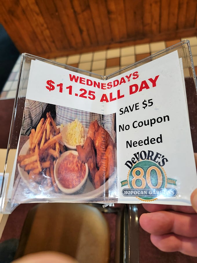 Wednesday's special deal feels like highway robbery &ndash; all that chicken goodness for $11.25 would make even your frugal uncle smile.
