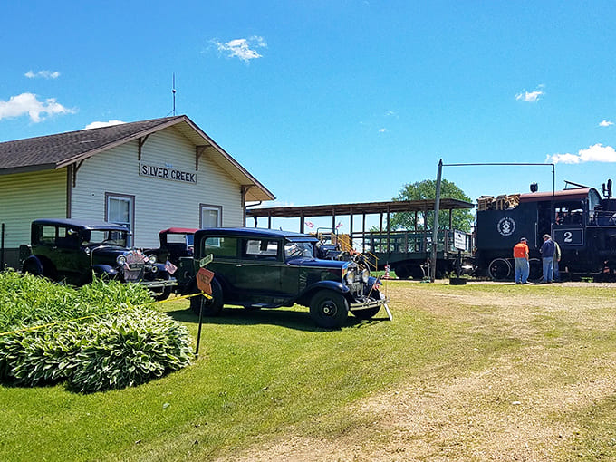 The station building stands as a testament to when architecture had character and buildings were designed to last generations, not just until the next development trend arrives.