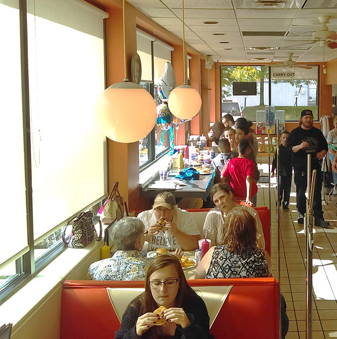 The lunch rush at Bray's &ndash; a democratic gathering where suits and work boots share space in the pursuit of burger bliss.