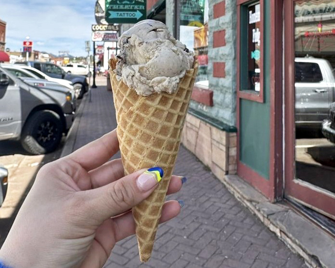 The legendary Brown Sugar Oreo cone &ndash; where childhood cookie memories meet sophisticated sweetness in a hand-held package of pure joy.