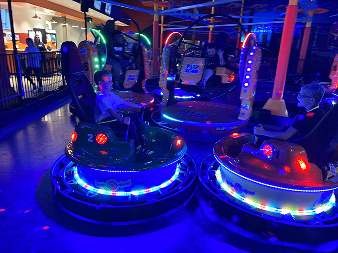 These bumper cars pack enough punch to settle family disputes the old-fashioned way: through strategic ramming and victorious laughter.