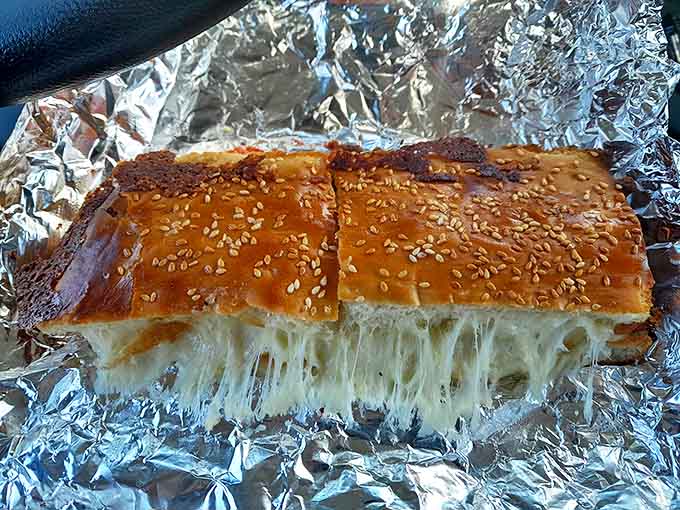 The cheese pull on this sub is what dreams are made of &ndash; stretchy, gooey perfection between freshly baked bread.