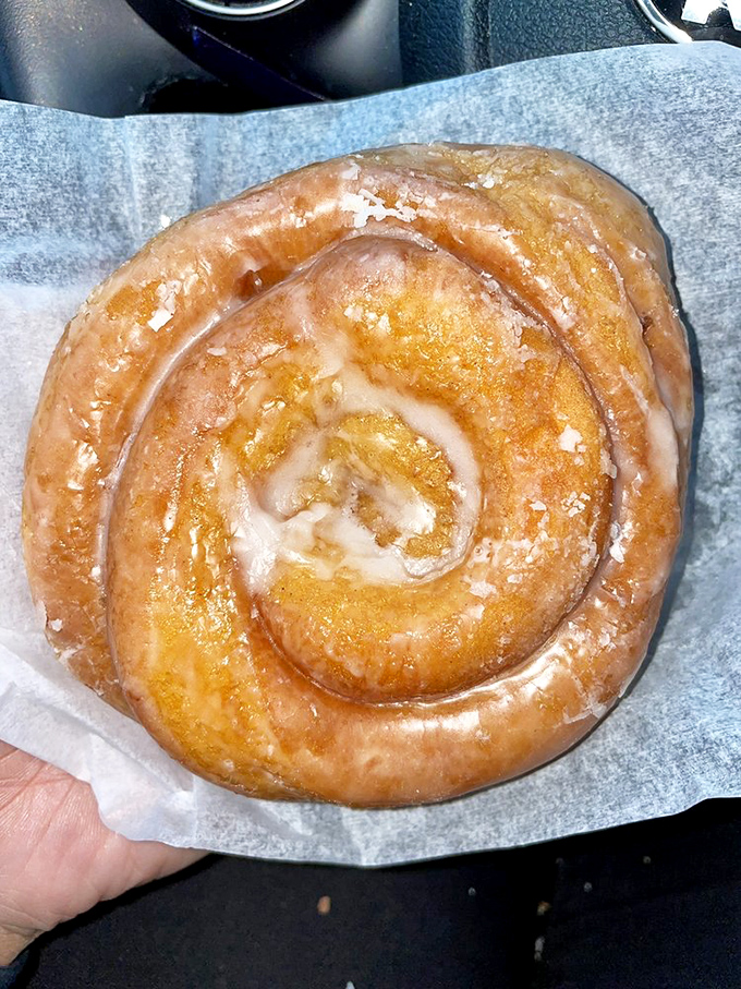 The cinnamon roll spiral hypnotizes with its perfect swirl and generous glaze&mdash;comfort food that speaks directly to your soul.