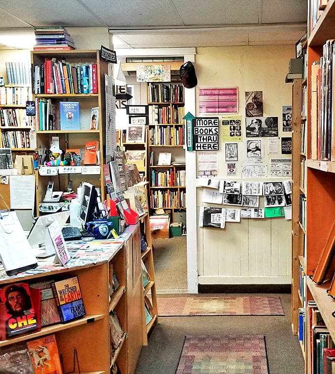 Command central for the literary expedition, where knowledgeable guides await to help you navigate the paper wilderness.
