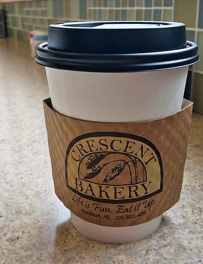 Their coffee comes with a side of philosophy &ndash; "Life is Fun. Eat it Up" &ndash; words to live by when faced with pastries this good.