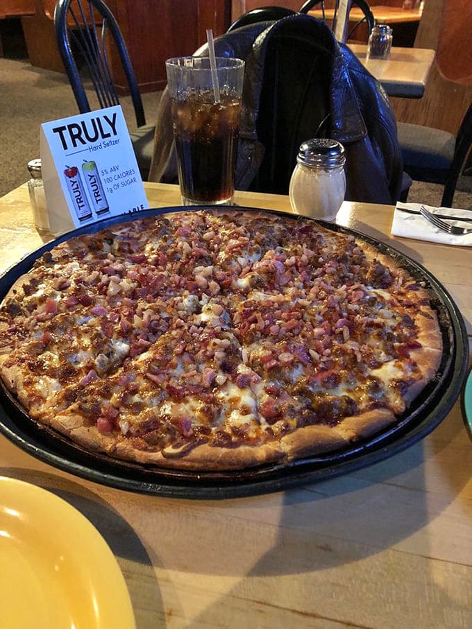 The Dragonfeast pizza lives up to its name, loaded with enough toppings to satisfy even Smaug's legendary appetite.