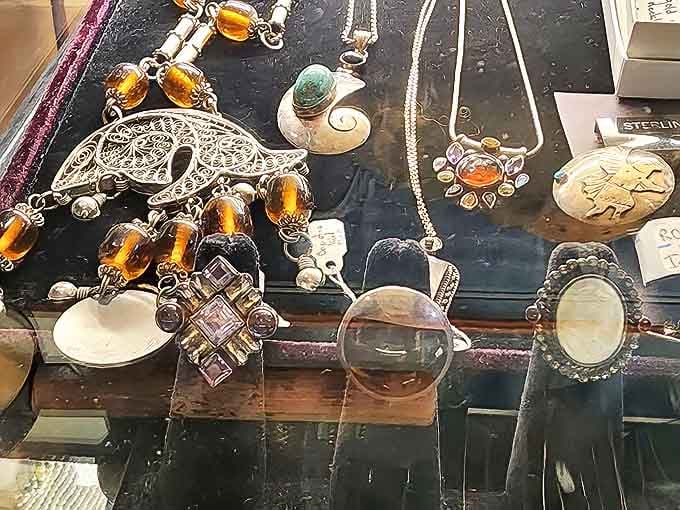 Glittering time capsules &ndash; these vintage jewelry pieces once adorned women for first dates, anniversary dinners, and moments now lost to memory.