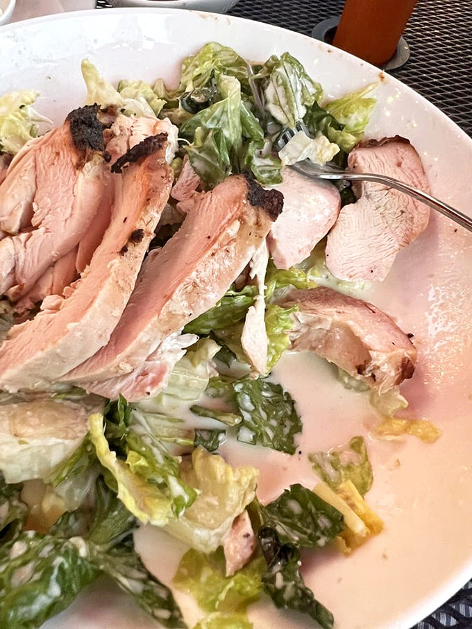 Even the salads here get the jerk chicken treatment, because why should healthy eating be boring when it could be delicious instead.