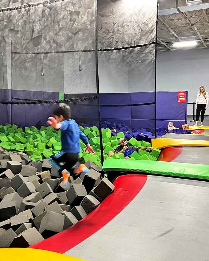 That magical moment between jumping and landing when problems disappear and you're just a person floating in space.