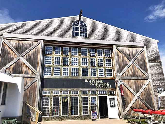 The Bayfield Maritime Museum stands as a wooden tribute to Lake Superior's seafaring history, where boats and stories are equally preserved.