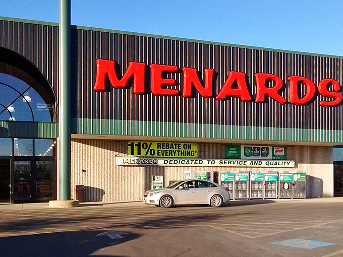 Menards stands ready for both emergency home repairs and impulse purchases of things you never knew you needed until you saw them on aisle seven.
