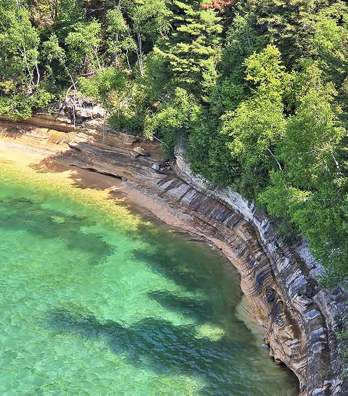 Crystal waters so clear you'd swear you were in the Caribbean &ndash; if not for that refreshing Michigan temperature that jolts you awake!