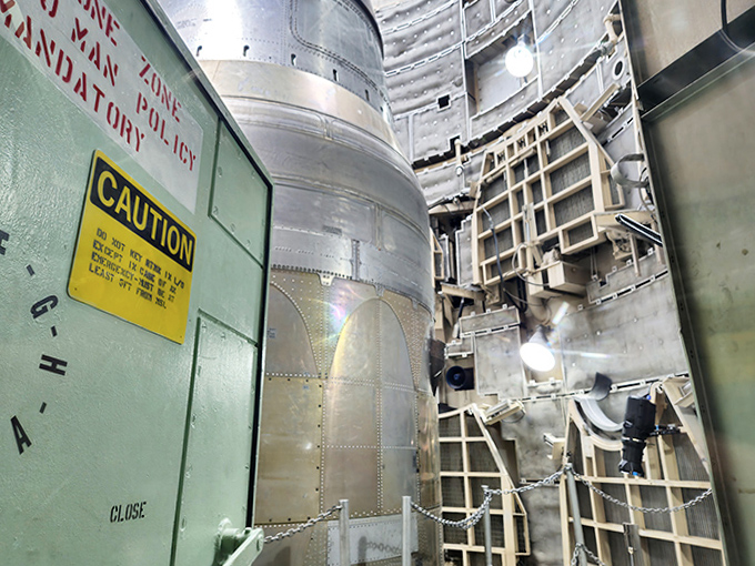 Warning signs weren't just for show in this facility, one mistake could mean disaster even without launching the missile.