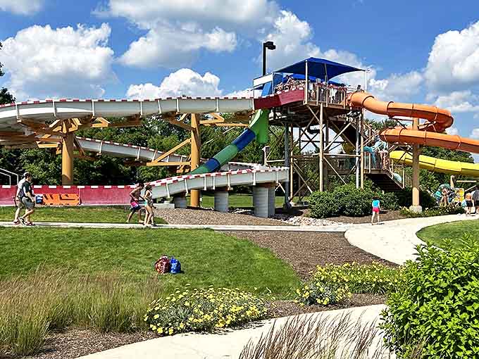 Otter Cove Aquatic Park: Where children discover the joy of controlled falling and parents rediscover their inner eight-year-olds between sunscreen applications.