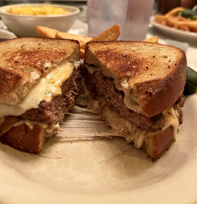 This mouthwatering patty melt showcases Howley's burger expertise &ndash; juicy beef, melted cheese, and grilled bread in perfect harmony.
