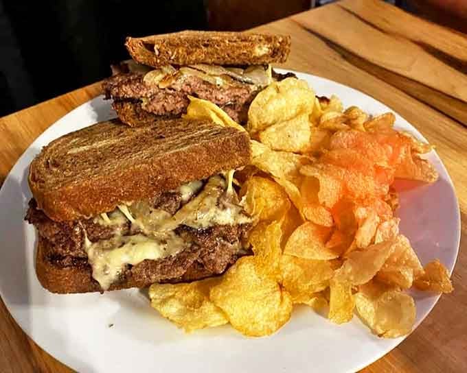 The Pharmacy Melt isn't just a sandwich &ndash; it's a masterclass in comfort food engineering, where melted cheese meets perfectly grilled bread in harmonious union.