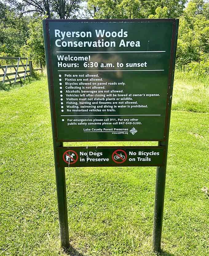 The preserve's rules remind visitors they're guests in nature's home &ndash; a gentle nudge that even paradise needs some ground rules.