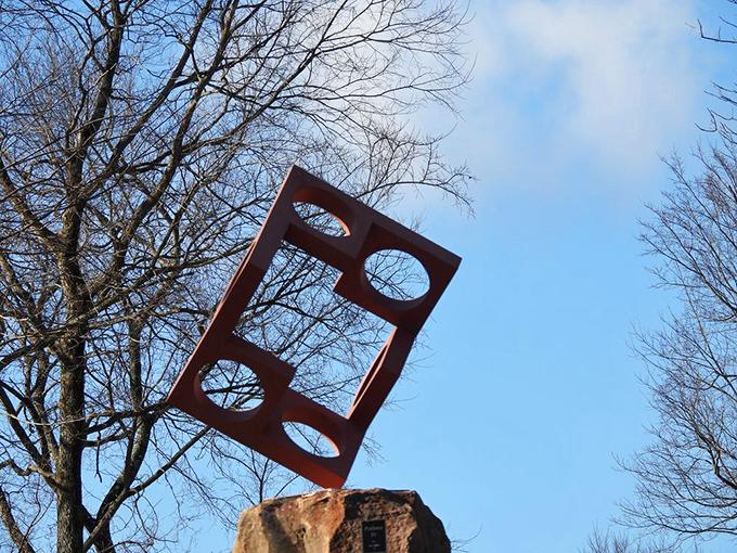 Some sculptures make you tilt your head and squint, which is either deep artistic expression or a really elaborate prank on visitors.