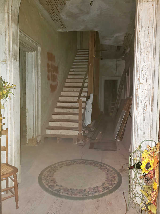 These well-worn stairs have carried thousands of book lovers to upper floors, each scuff mark a testament to literary pilgrimages past.