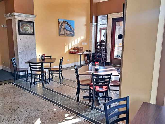 Cozy dining spaces with elegant fixtures invite lingering conversations over coffee, where time slows down and emails can wait their turn.