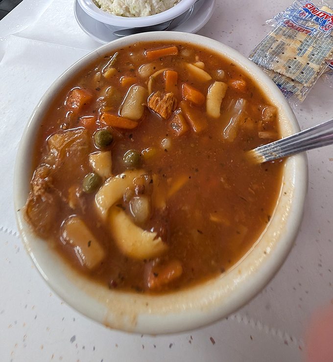 A bowl of homestyle chili that warms you from the inside out &ndash; hearty, meaty, and perfect on a chilly Ohio afternoon.