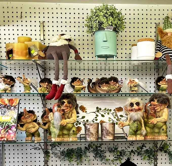 These whimsical garden gnomes aren't just decorations, they're conversation starters that add personality to any garden or shelf in need of character.