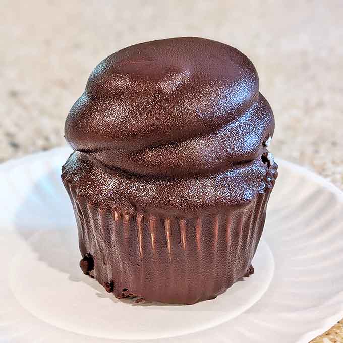 A chocolate cupcake that doesn't just satisfy a craving &ndash; it creates a whole new category of desire.