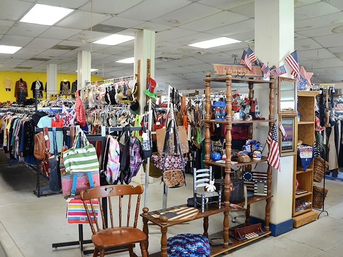 The clothing section offers fashion from every decade &ndash; where vintage hunters can score authentic pieces without the boutique markup.