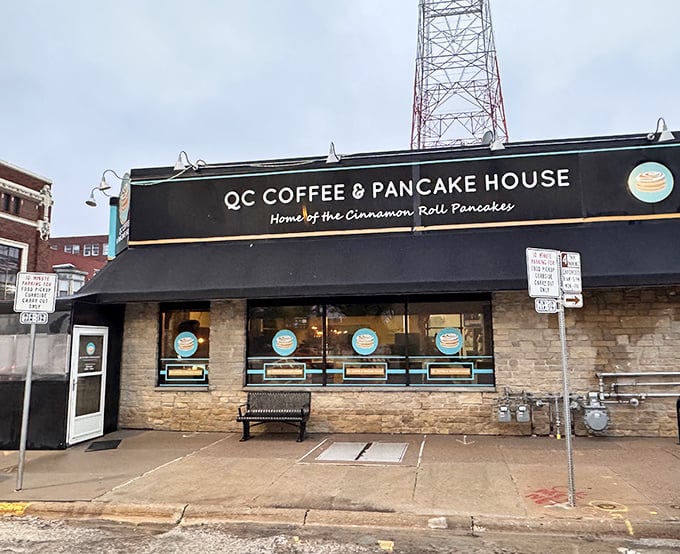 The exterior view that doesn't prepare you for the flavor explosion waiting inside &ndash; talk about a delicious plot twist!