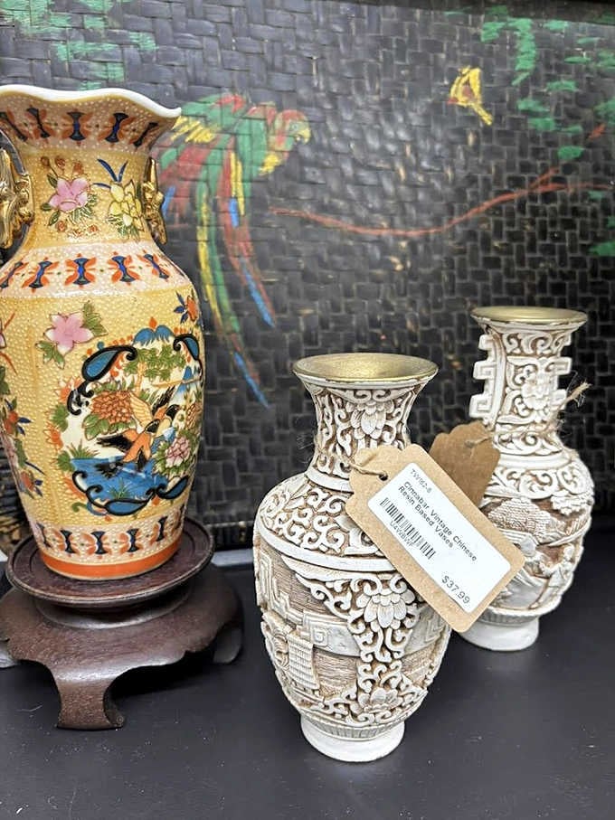 Decorative vases ranging from Asian-inspired elegance to bold geometric designs offer something for every taste and decor style.